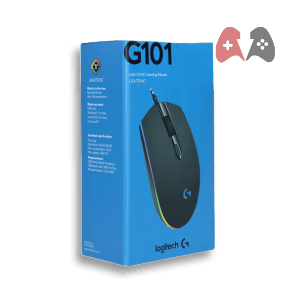 Logitech G101 Gaming Mouse Master Copy - Game Master