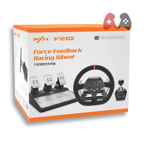 PXN V10 Racing Wheel (3 in 1) For PS4, PC, XBOX Series X|S and XBOX One ...